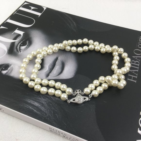 Vivienne Westwood | Jewelry | Vivienne Westwood Double Layer Pearl ...